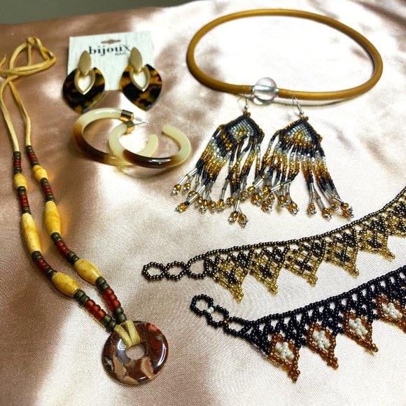 Bijoux Terner | Jewelry | 7 Piece Jewelry Bundle Tribal Animal Print ...
